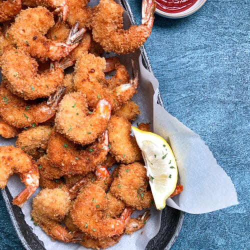 Easy Cajun Panko Fried Shrimp
