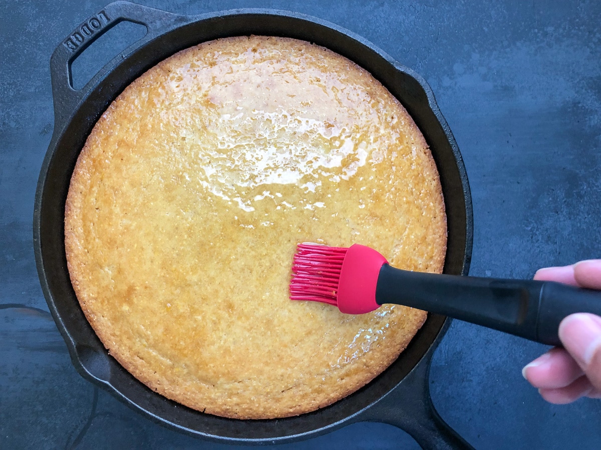 Moist Lemon Cake Cornbread : Cooking With Bliss