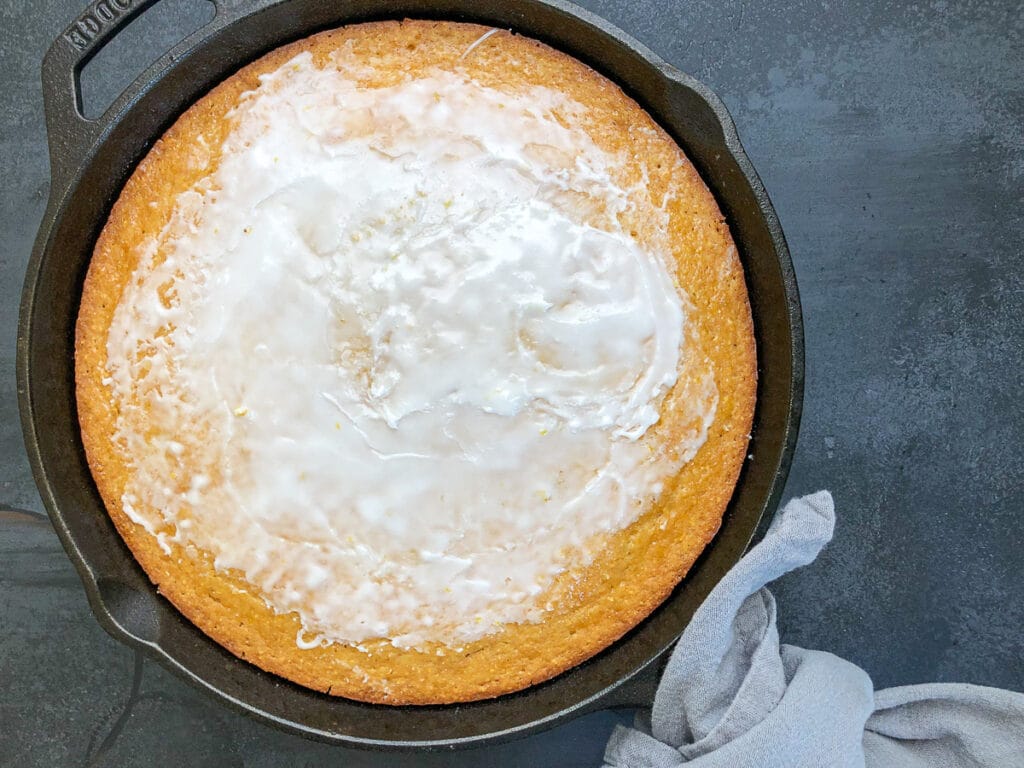 Moist Lemon Cake Cornbread : Cooking With Bliss