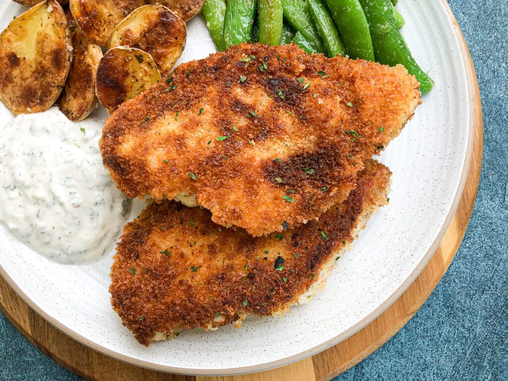 Pan Fried Panko Chicken Breast : Cooking With Bliss