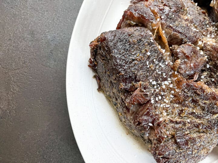 Charcoal Grilled Chuck Roast in Foil : Cooking With Bliss
