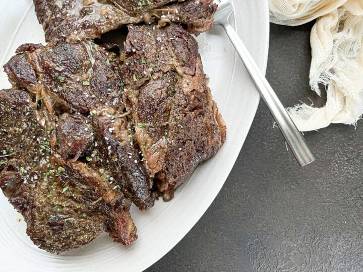 Charcoal Grilled Chuck Roast in Foil : Cooking With Bliss