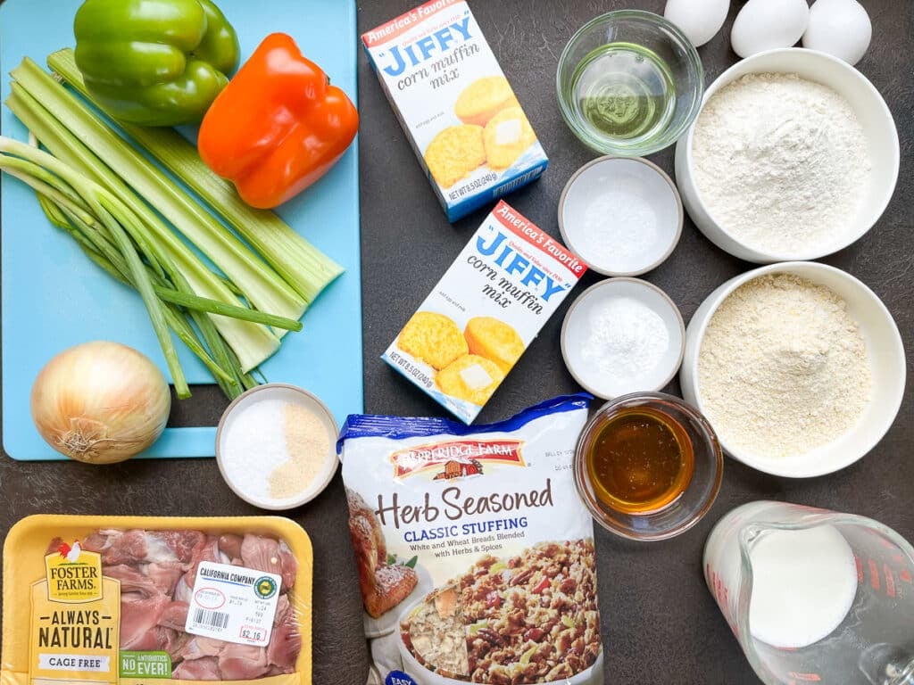 Easy Holiday Jiffy Cornbread Dressing : Cooking With Bliss