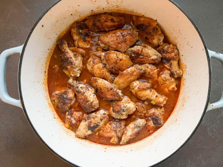 Easy Braised Chicken Wings Recipe : Cooking With Bliss