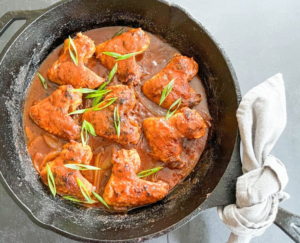 Easy Braised Chicken Wings Recipe : Cooking With Bliss