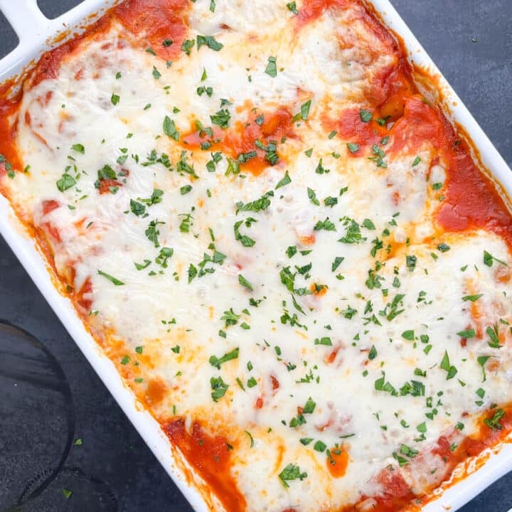 Cheesy Oven Baked Chicken Ravioli : Cooking With Bliss