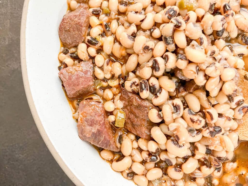 Fresh Black Eyed Peas With Oxtails : Cooking With Bliss