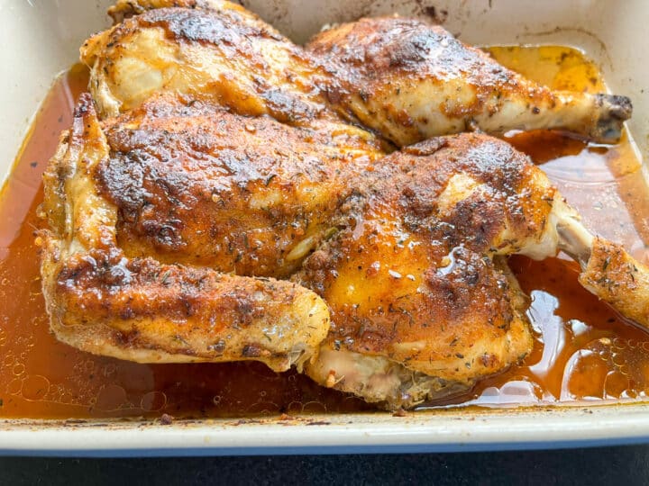 Southern Baked Chicken with Hot Honey Glaze : Cooking With Bliss
